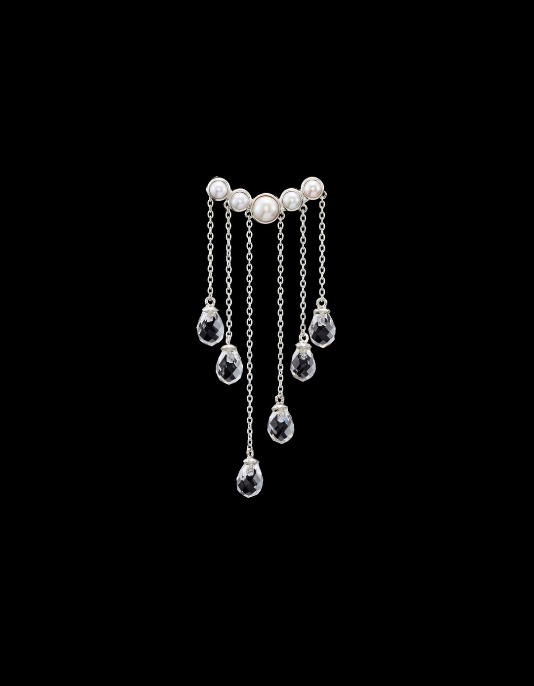 Rain Earring - 925 Sterling Silver with Freshwater Pearls | Maria ...